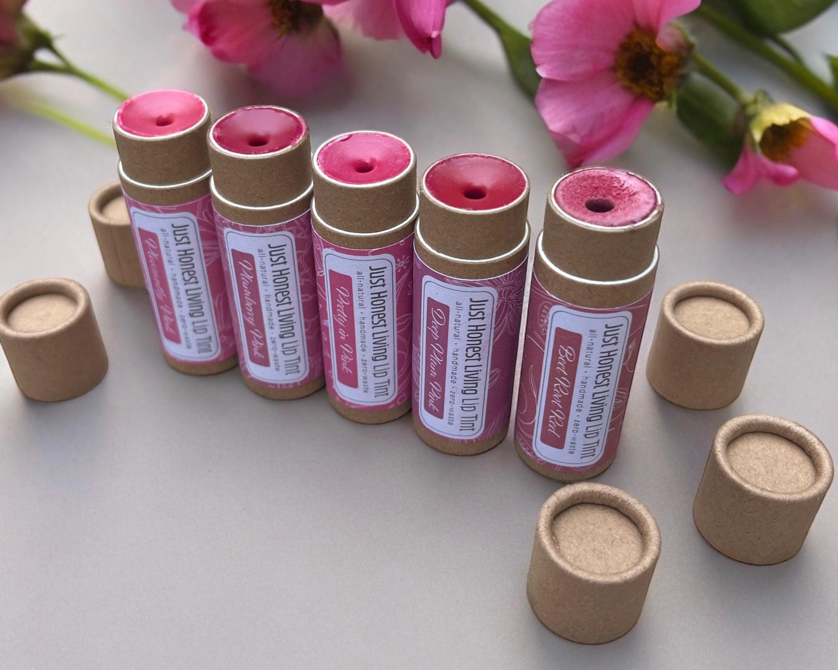 Plastic-free Tinted Lip Balms - Etsy