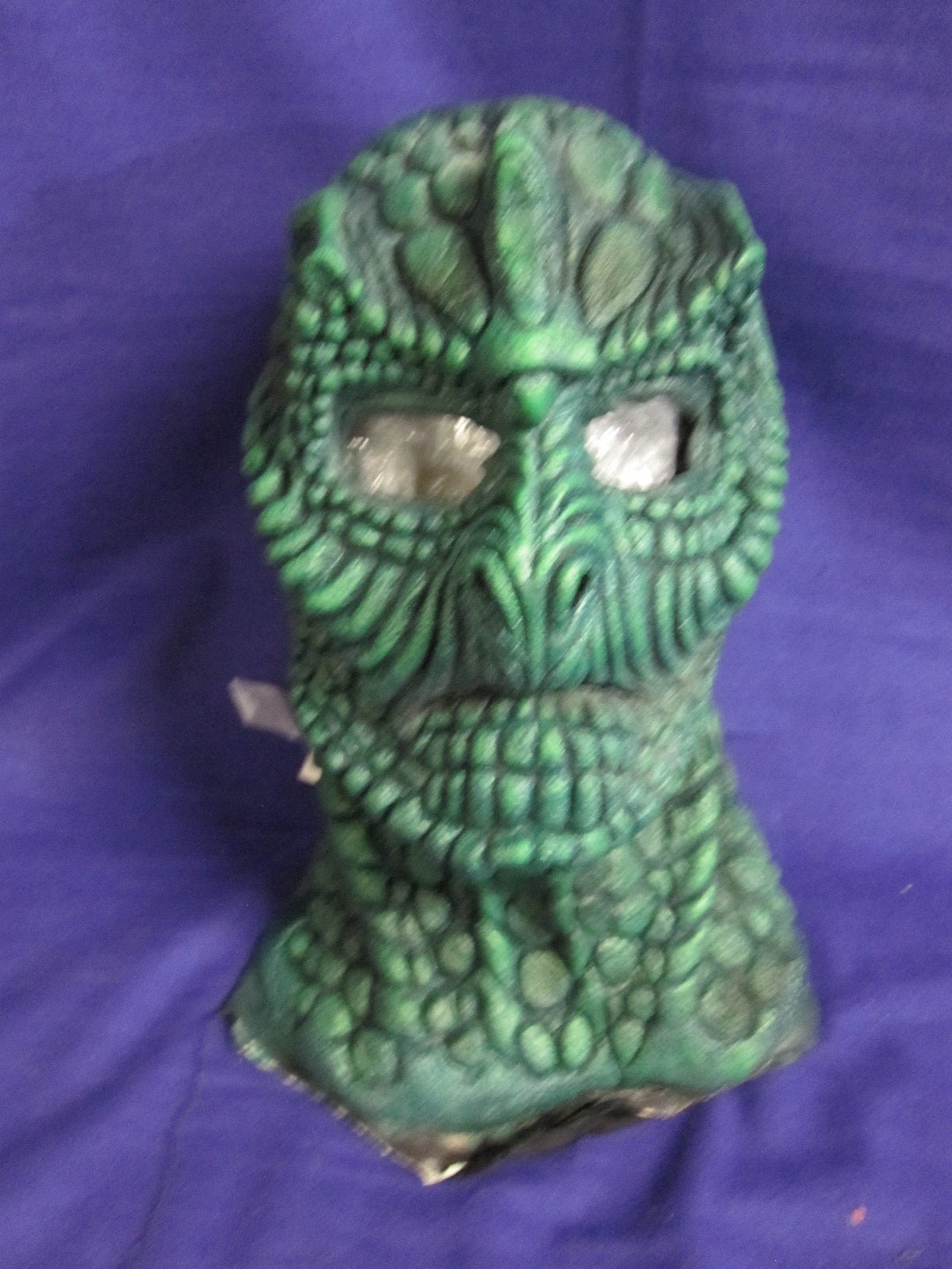 Green Alien Lizard Mask - Etsy