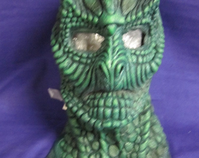 Green Alien Lizard Mask - Etsy