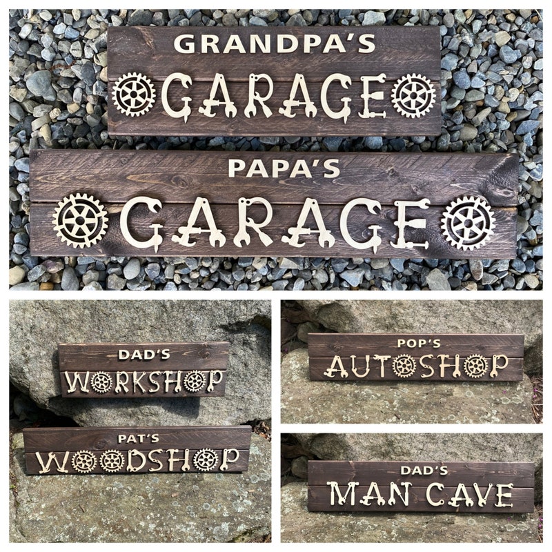 Wood Garage Sign - Etsy