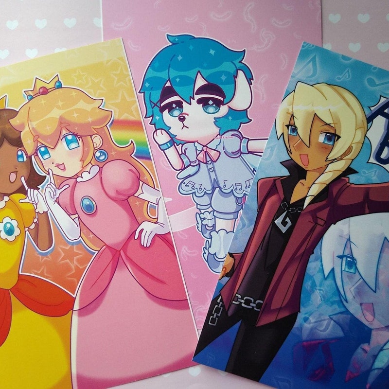 Princess Peach Fanart Etsy