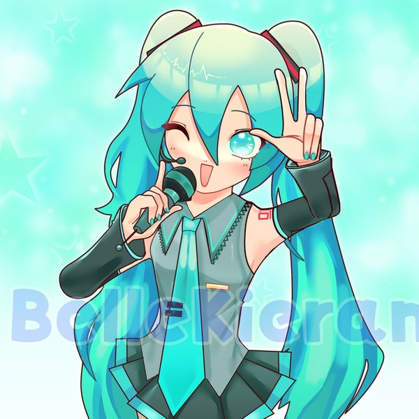 Hatsune Miku Binder - Etsy