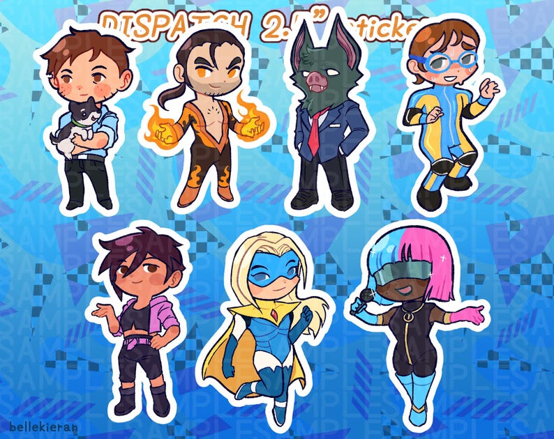 Dispatch 2.5" Stickers - Etsy