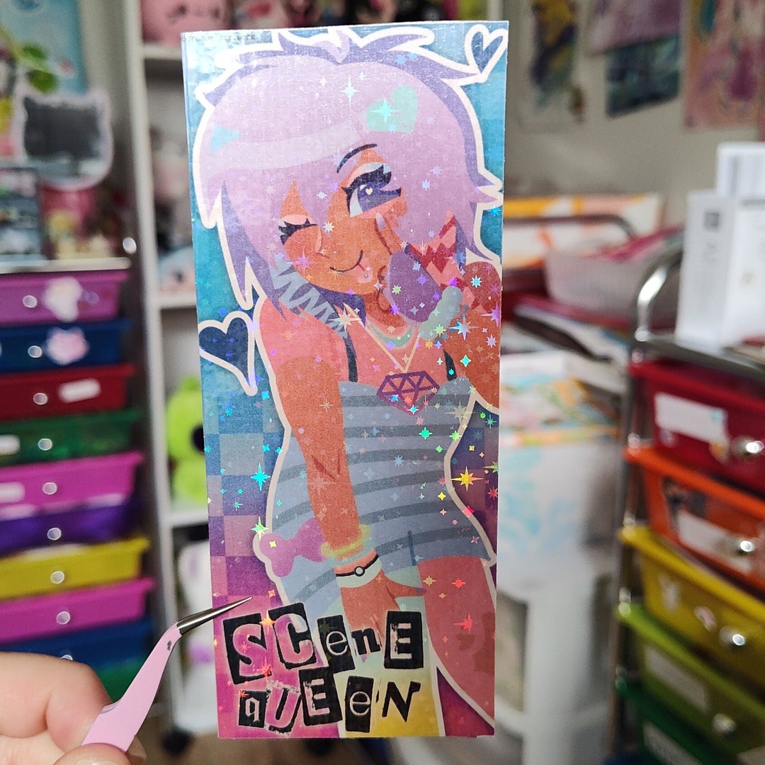 Scene Queen! Holo Bookmark - Etsy