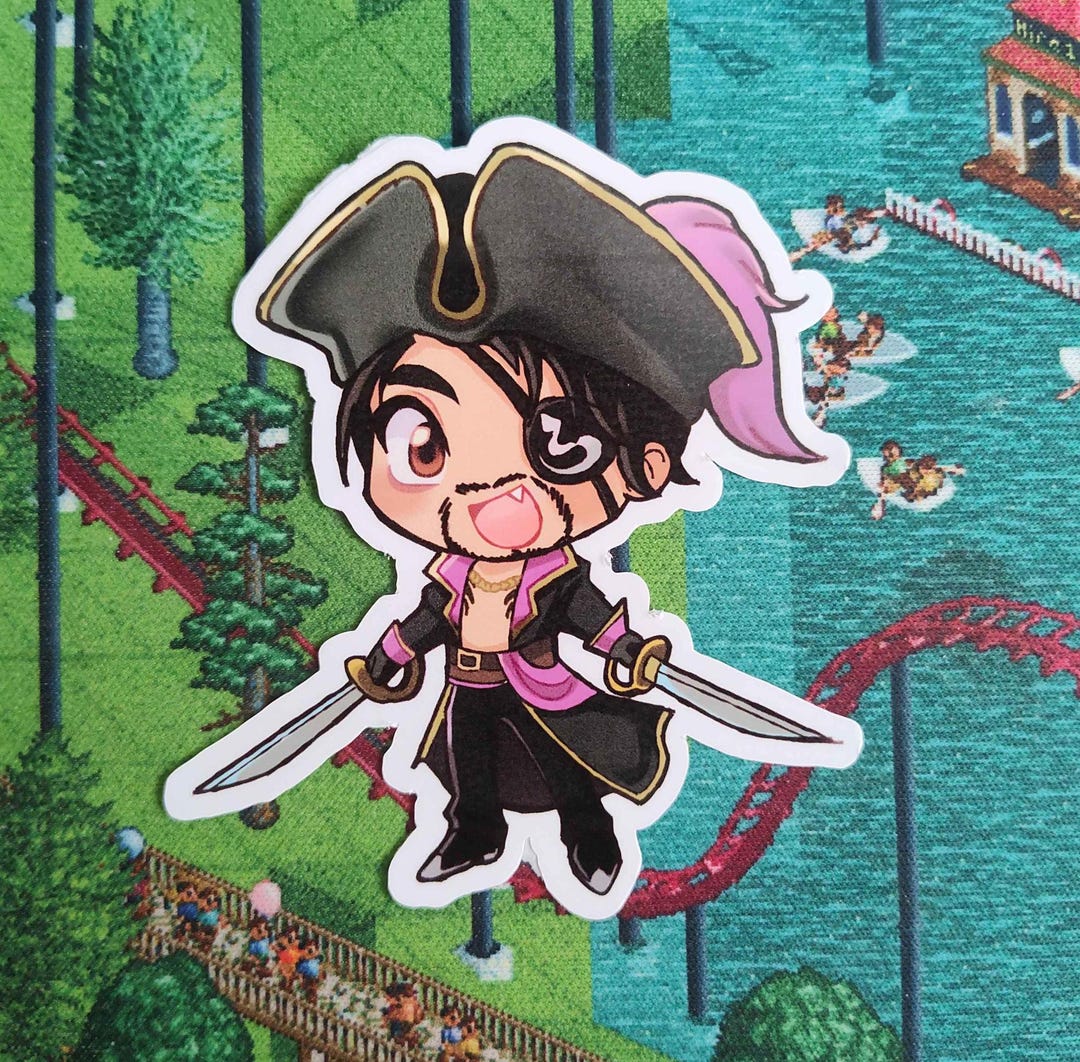 LAD:PYIH Pirate Majima Sticker - Etsy