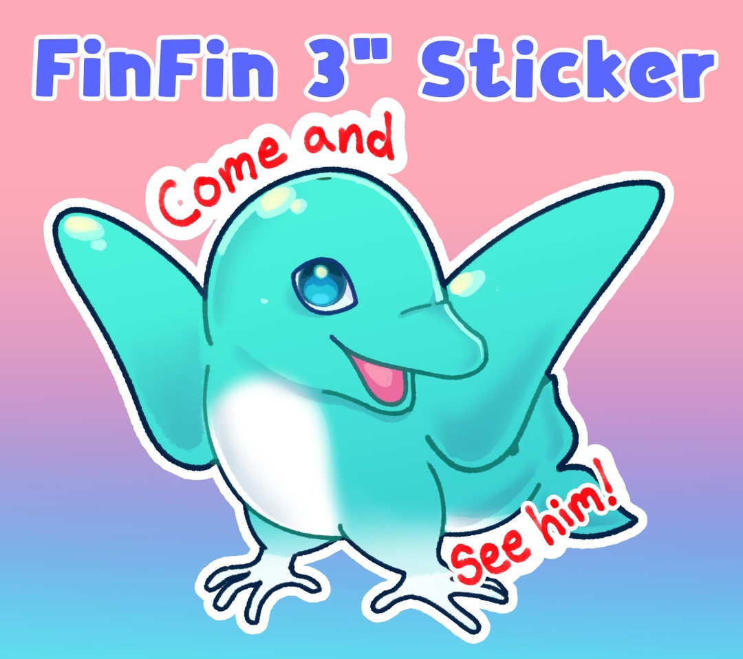 Finfin on Planet Teo 3 Sticker - Etsy