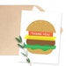 Burger Thank You Card: Printable Cheeseburger Design (digital Download ...