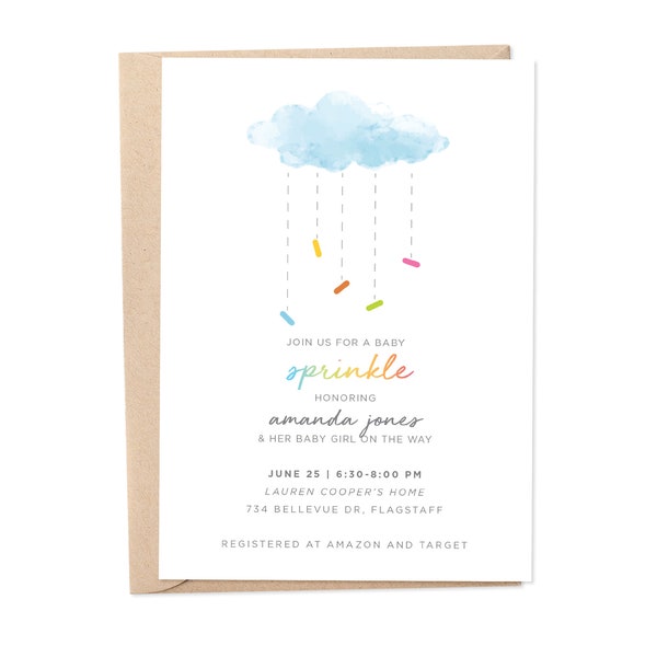 Rain Baby Shower - Etsy
