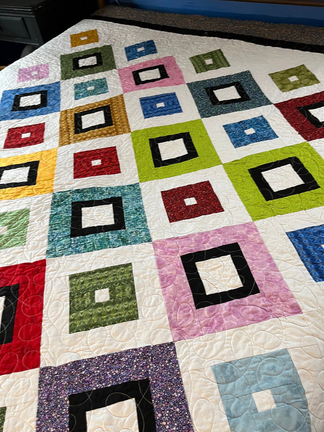 Square in a Square - Etsy