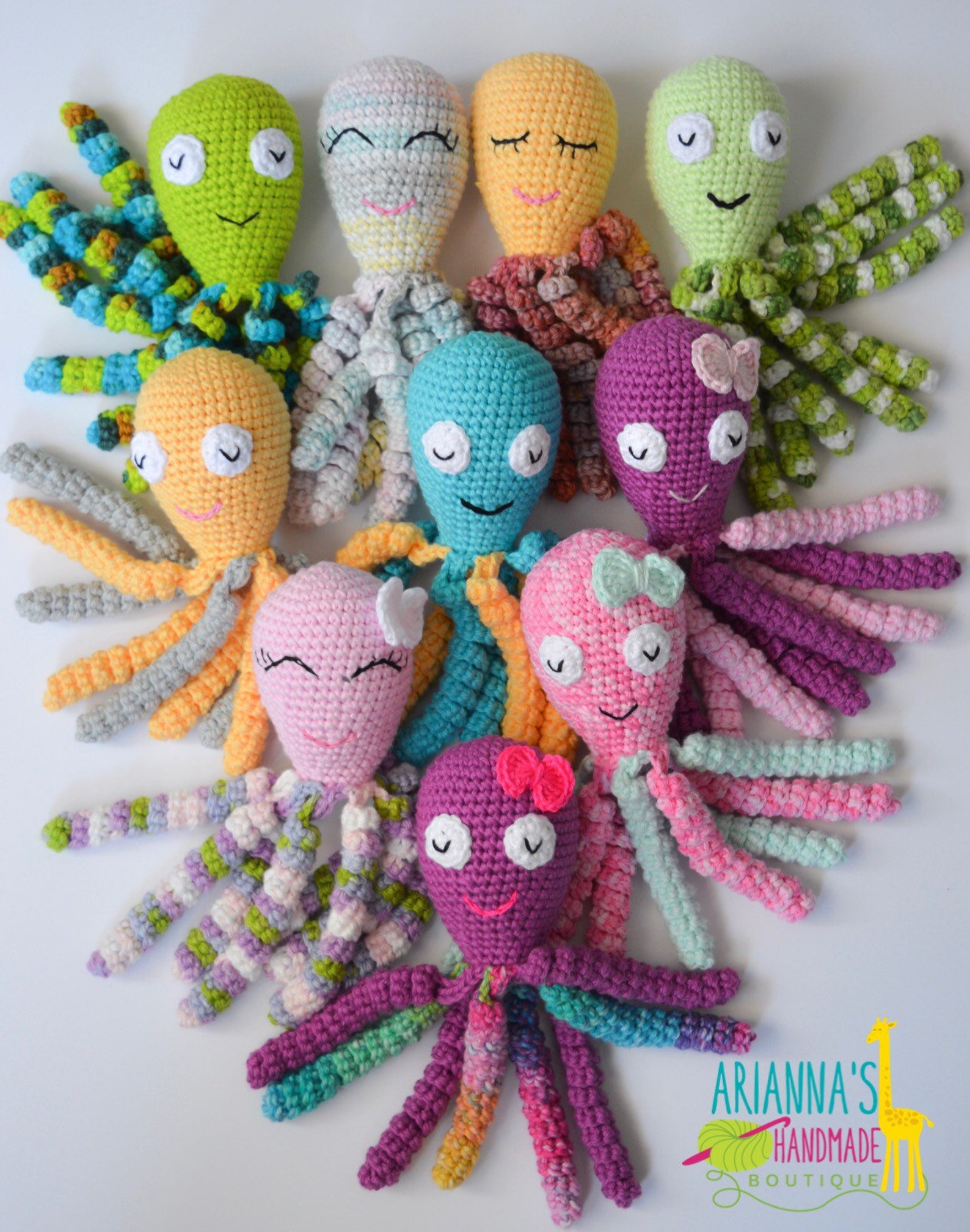 Preemie Octopus / Crochet Octopus / Octopus for Preemie Baby's ...
