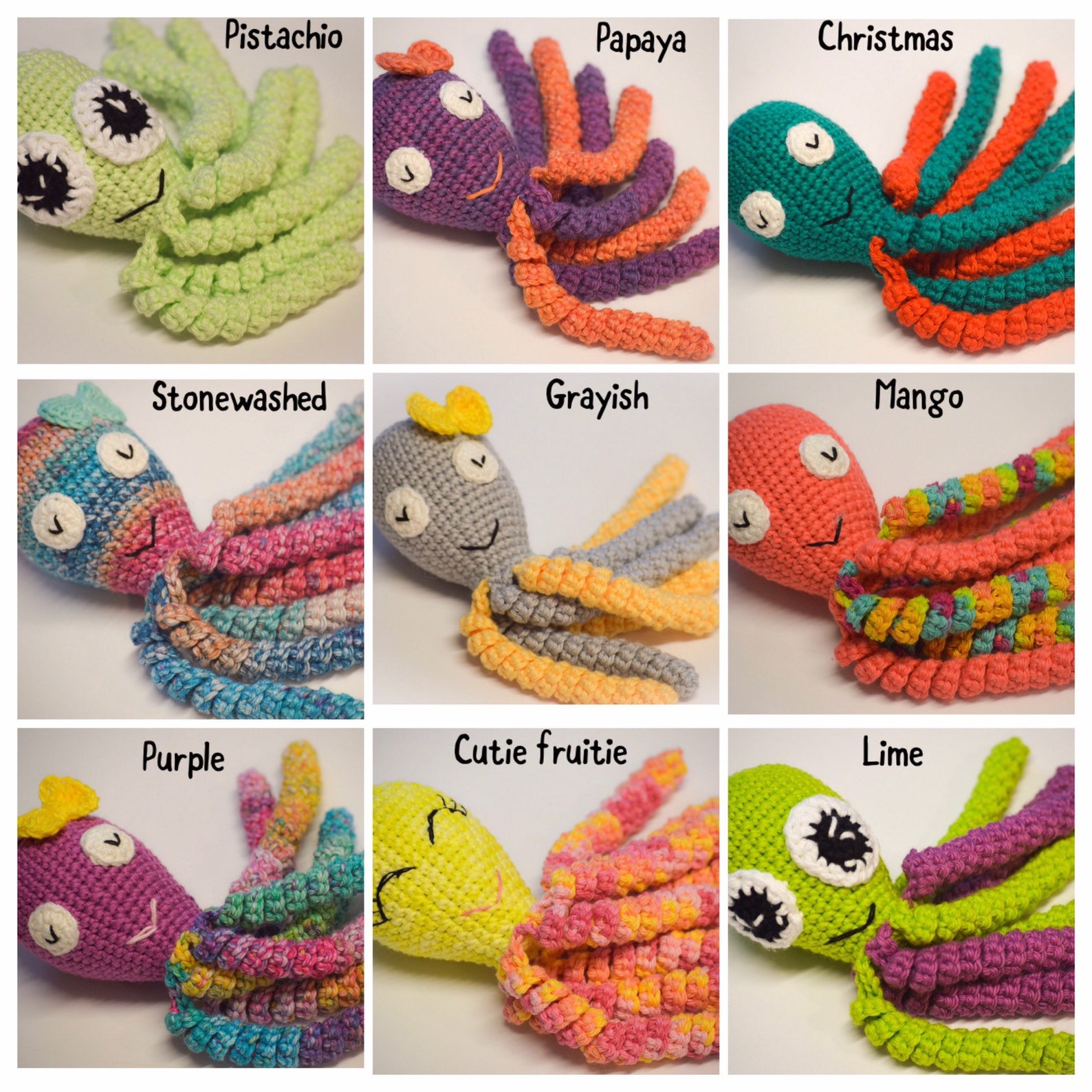 Preemie Octopus / Crochet Octopus / Octopus for Preemie Baby's ...