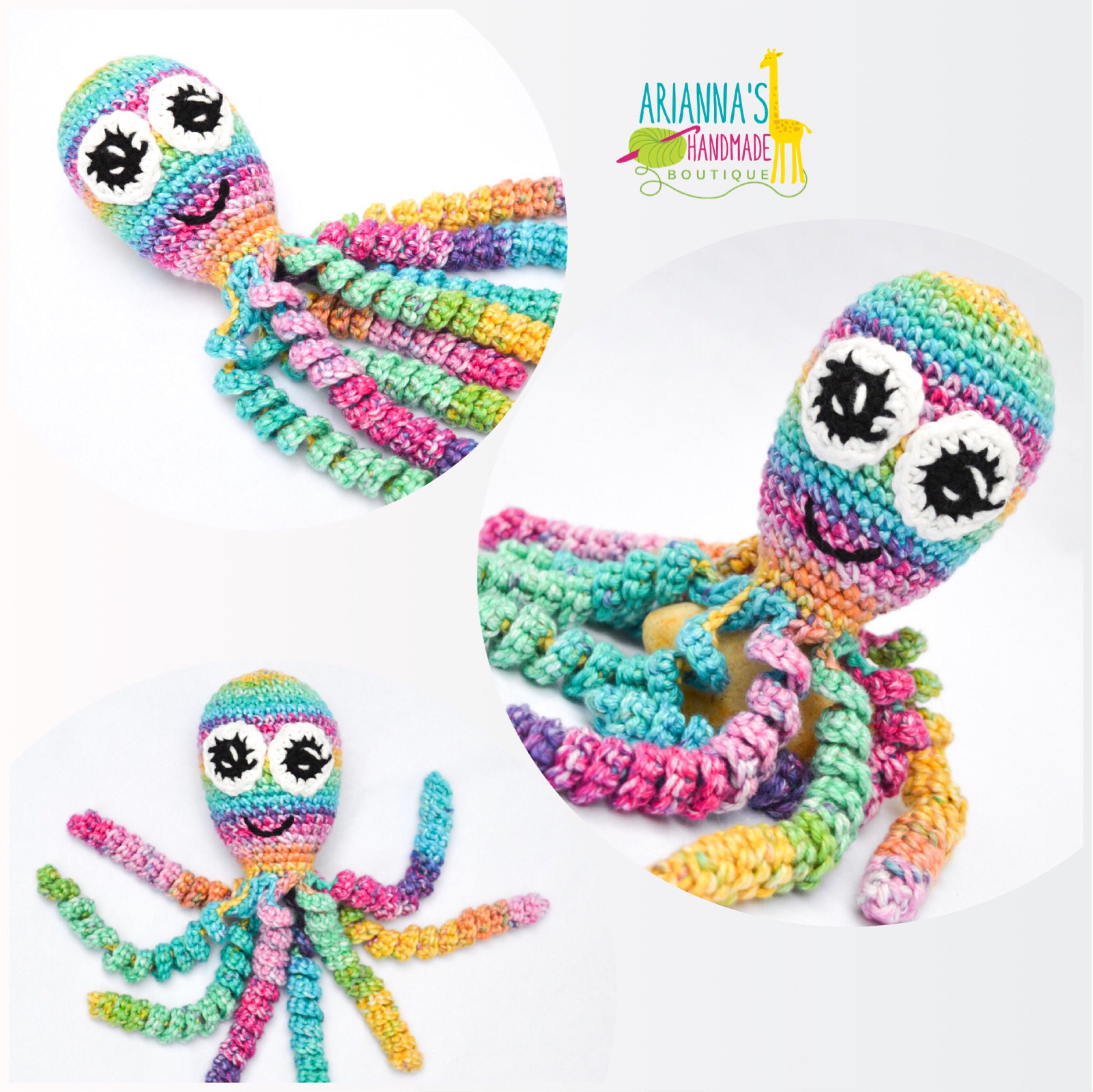 Preemie Octopus / Crochet Octopus / Preemie Octopi / 100% Cotton Yarn ...