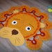 Crochet Lion Rug. Photo Props. Baby Shower Gift. Christmas Gift ...