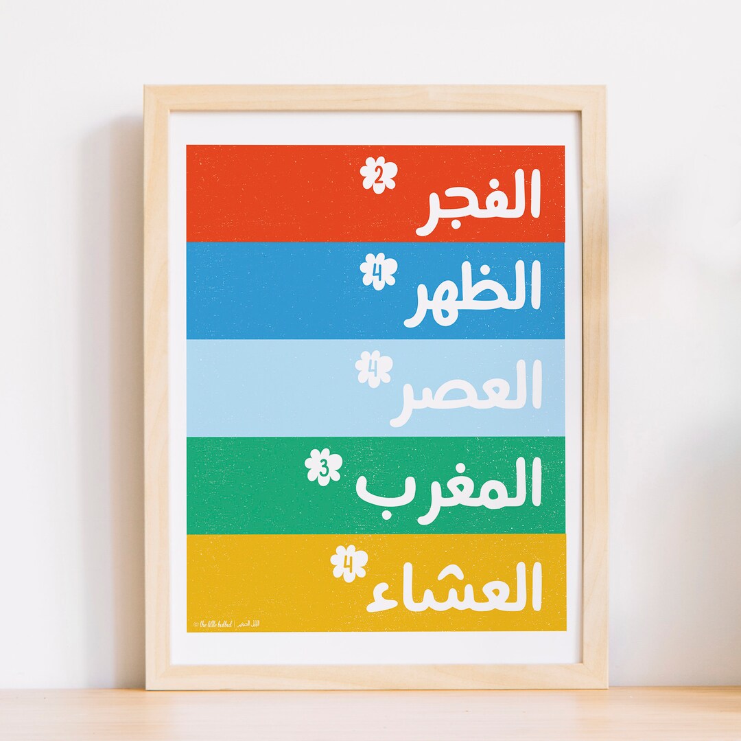 Salah Names, Islamic Printables - Etsy