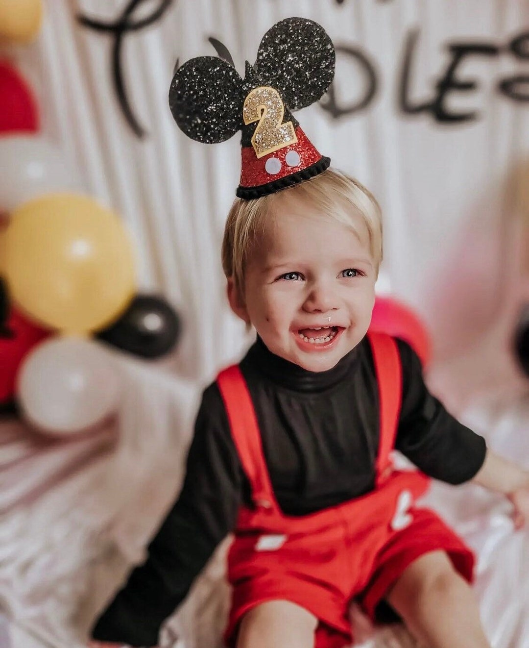 Mickey Mouse Party | Baby 1st Birthday | Oh Twodles Mickey Mouse Hat ...