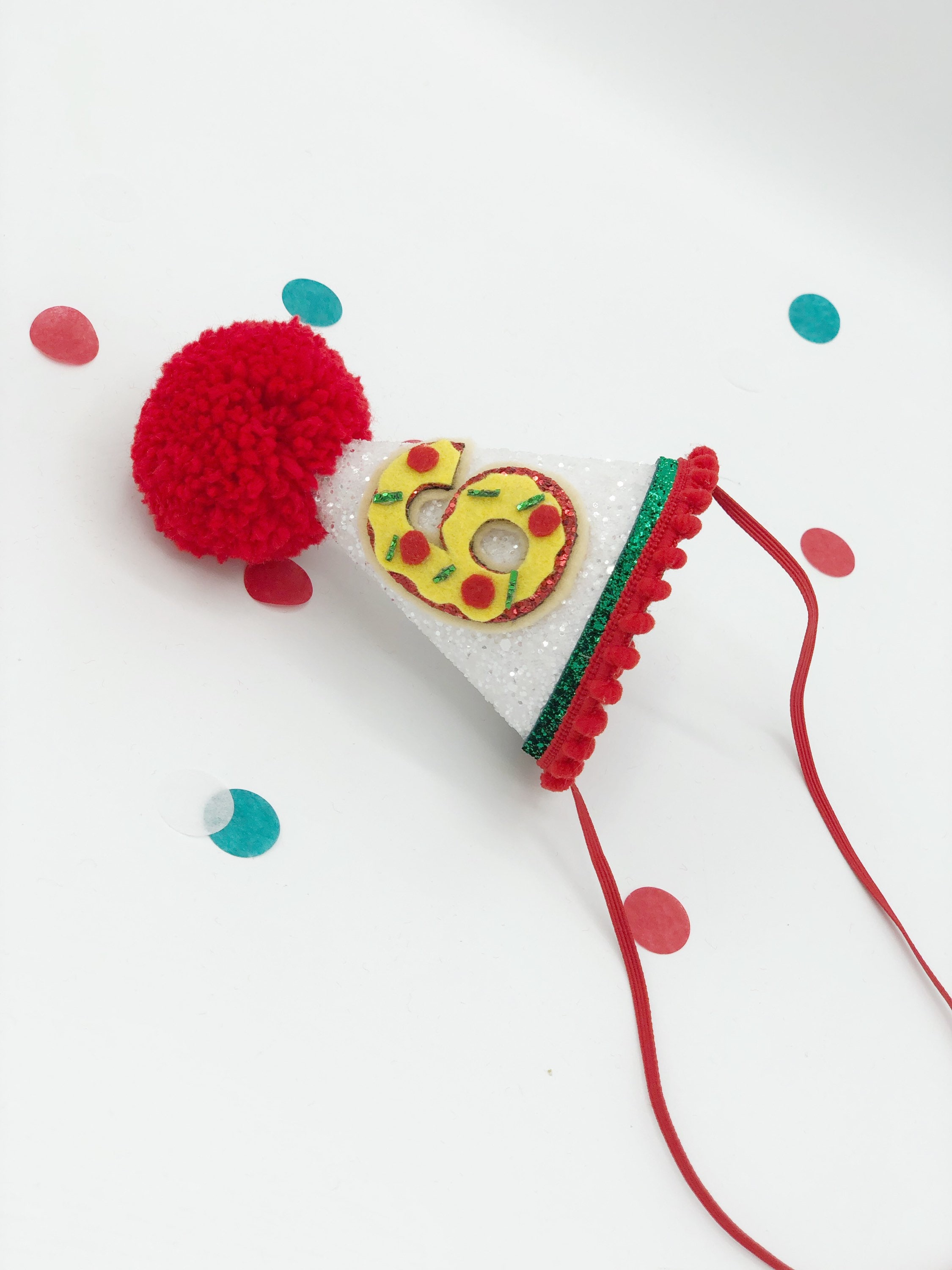 Pizza Party Hat First Birthday Italian Birthday Slice - Etsy