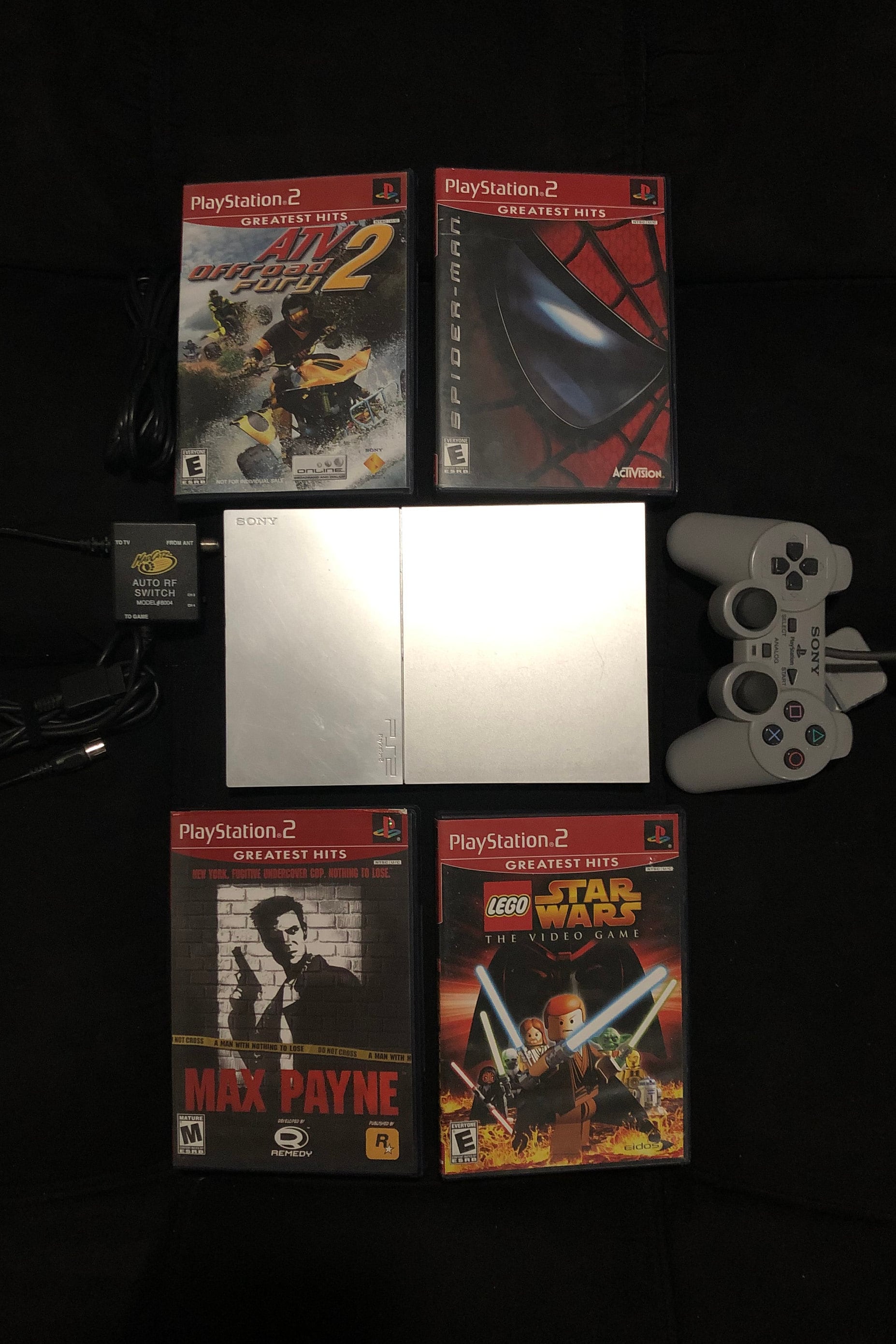 Silver Playstation 2 Slim Greatest Hits Bundle | Etsy