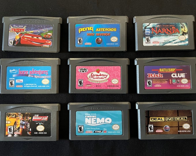 Nintendo Gameboy Advance Games: You Pick! GBA - Etsy