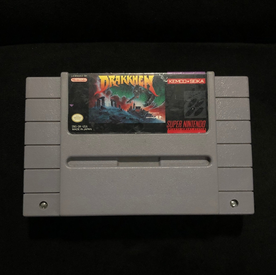 Drakkhen Super Nintendo Entertainment System Game SNES - Etsy