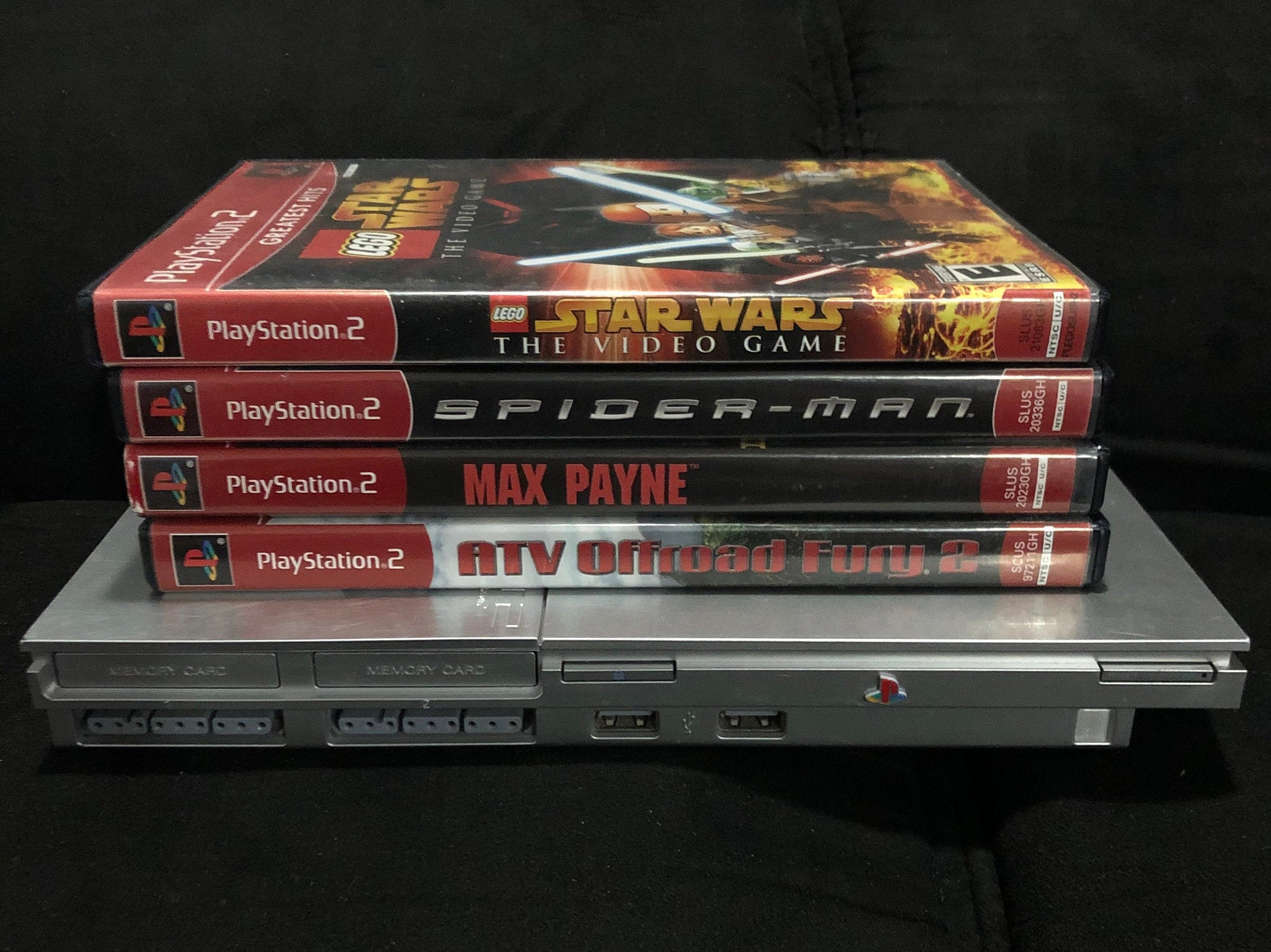 Silver Playstation 2 Slim Greatest Hits Bundle | Etsy