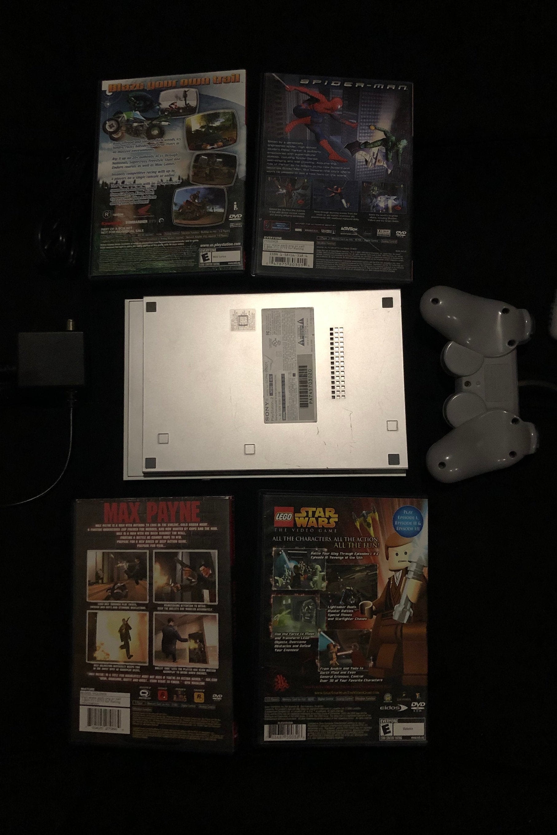 Silver Playstation 2 Slim Greatest Hits Bundle | Etsy