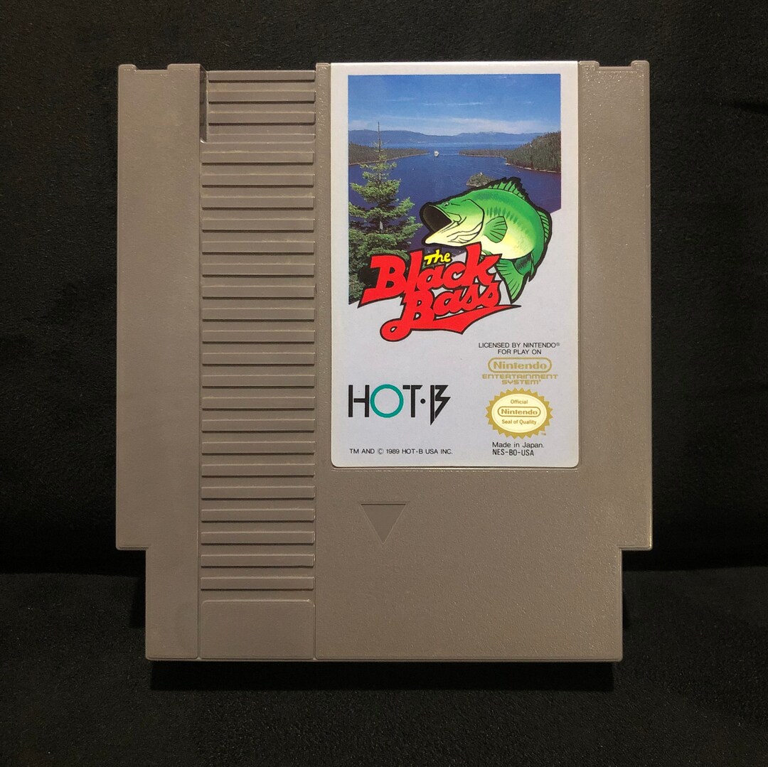 The Black Bass Nintendo Entertainment System NES - Etsy