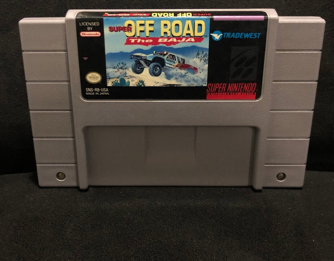 Super off Road: the Baja Super Nintendo Entertainment System SNES - Etsy