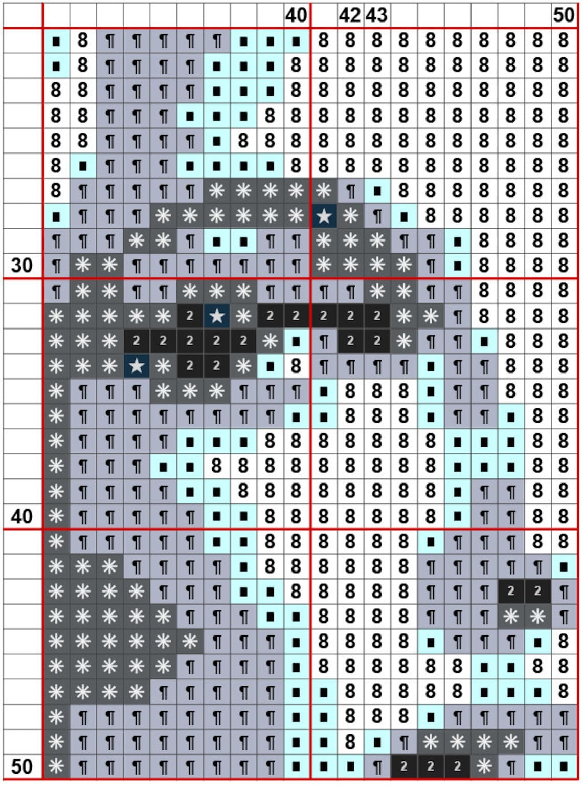 Dolly Blue & Gray Cross Stitch Pattern Dolly Parton - Etsy