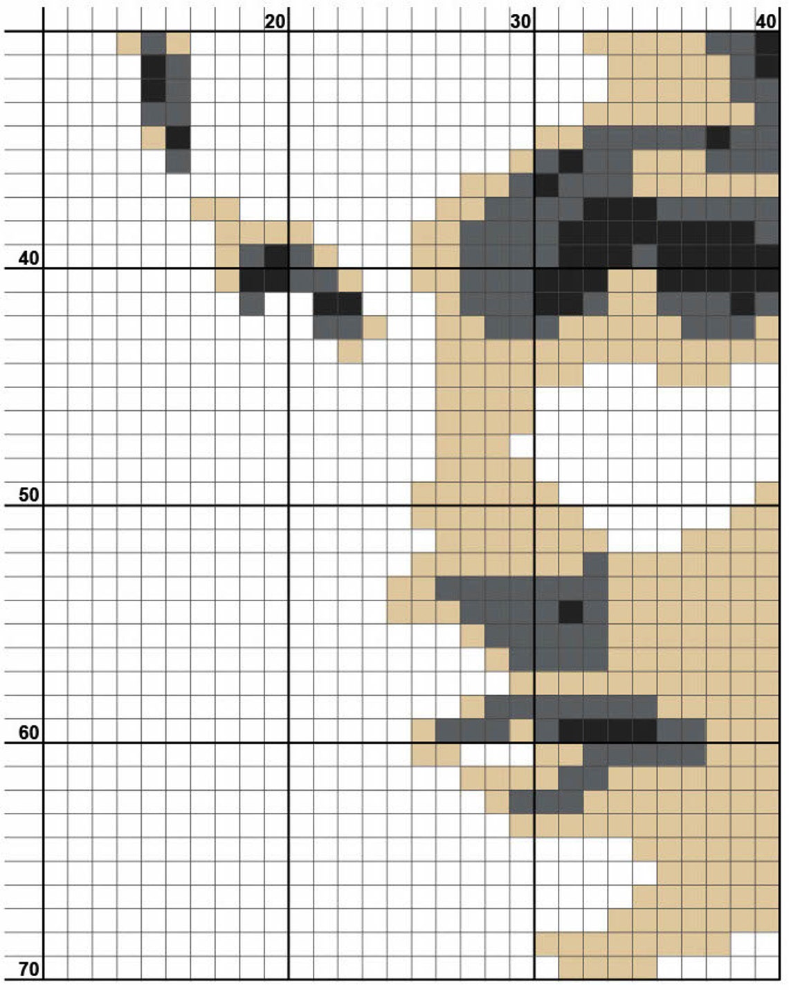 Coco Chanel - Cross Stitch Pattern - Counted Cross Stitch - Andy Bauch ...
