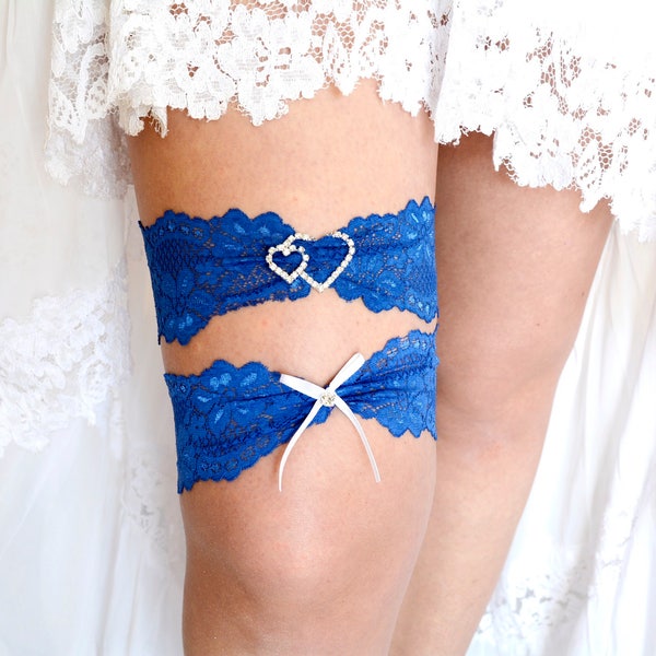 Royal Purple Garters Etsy
