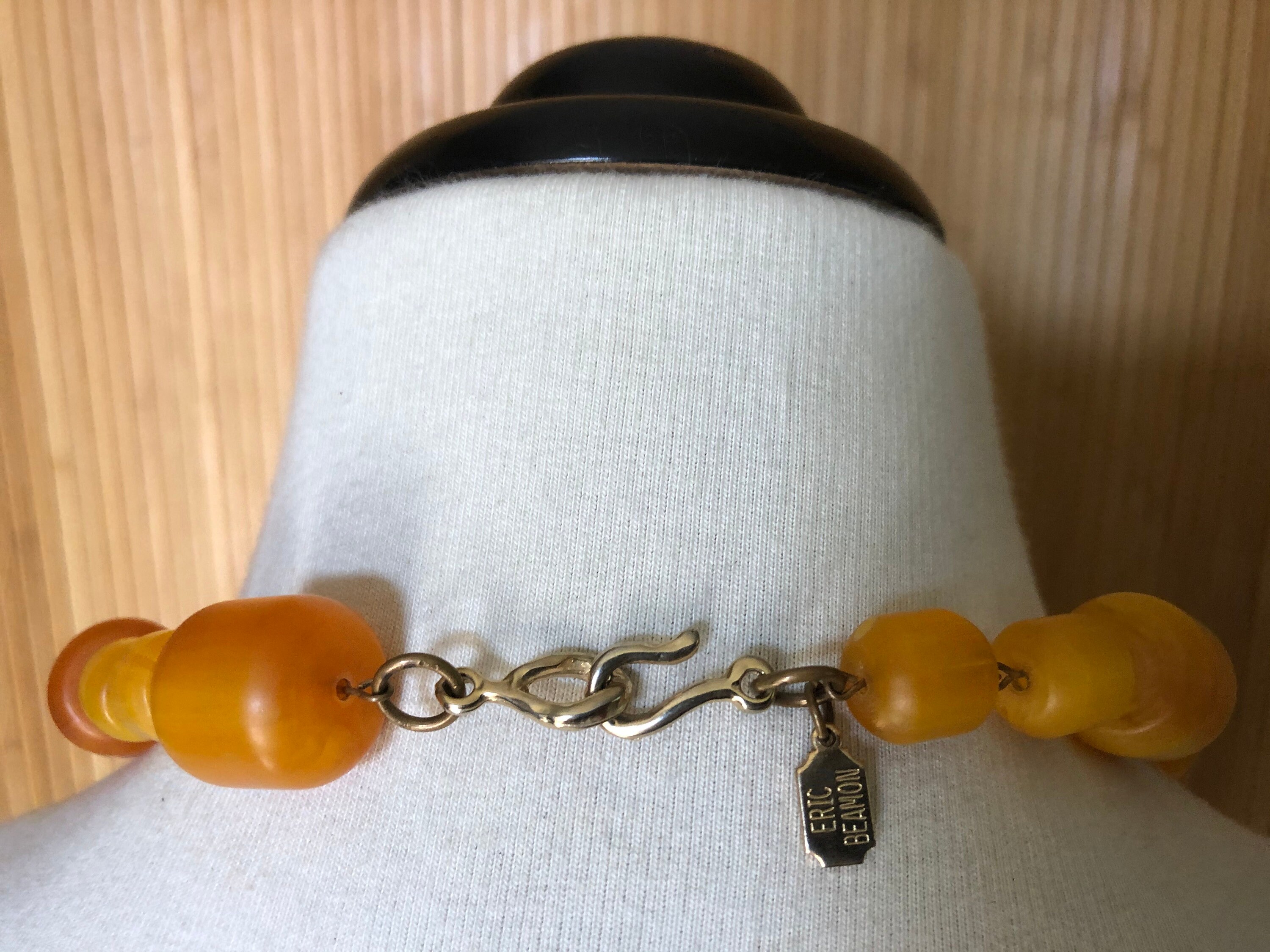 Eric Beamon 30 Resin Bead Necklace - Etsy UK