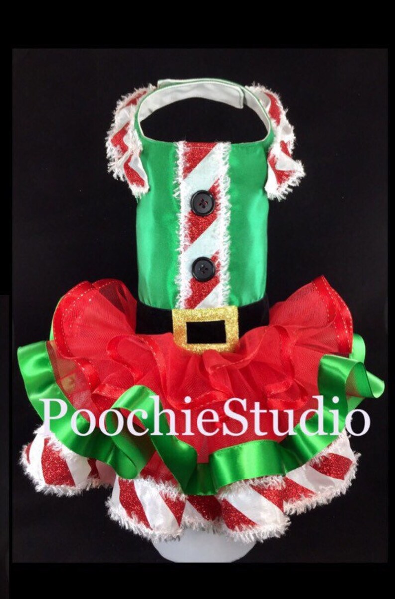 Dog Tutu Dress Christmas Reindeer Princess Tutu Rudolph Red | Etsy