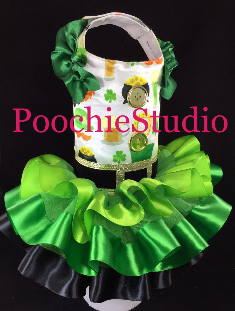 Dog Leprechaun Dress St. Patrick's Day Dog Dress Tutu - Etsy