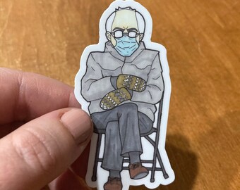 Mittens Sticker / Waterproof Sticker / Vinyl Sticker / Winter Mitten ...