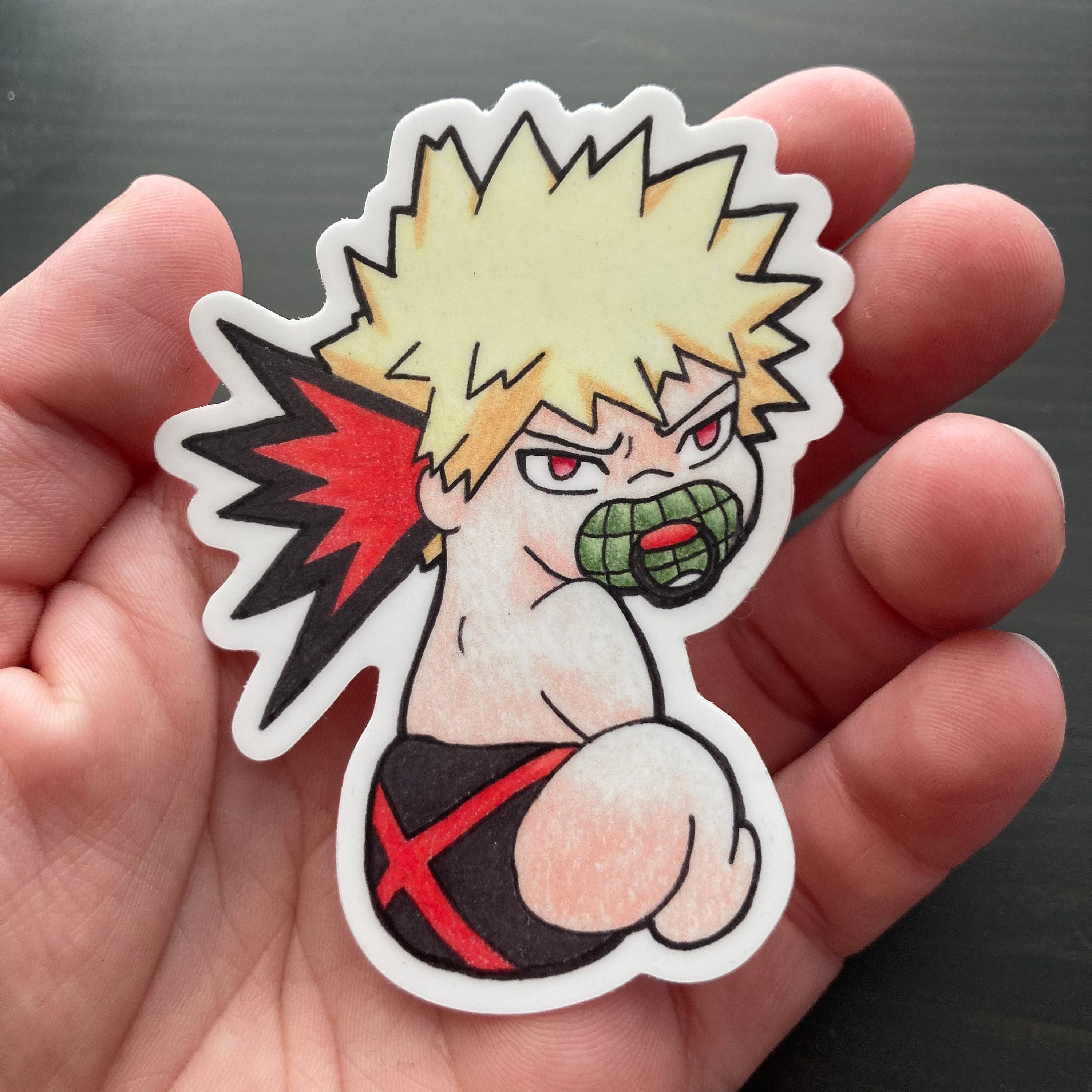 Baby Katsuki Bakugo kacchan Sticker, Great Explosion Murder God ...