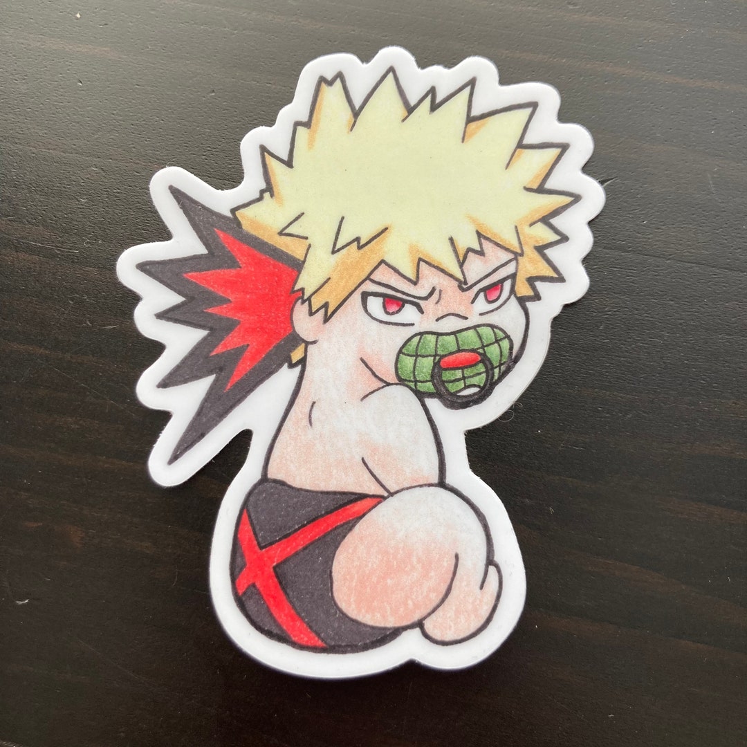 Baby Katsuki Bakugo (kacchan) Sticker, Great Explosion Murder God ...