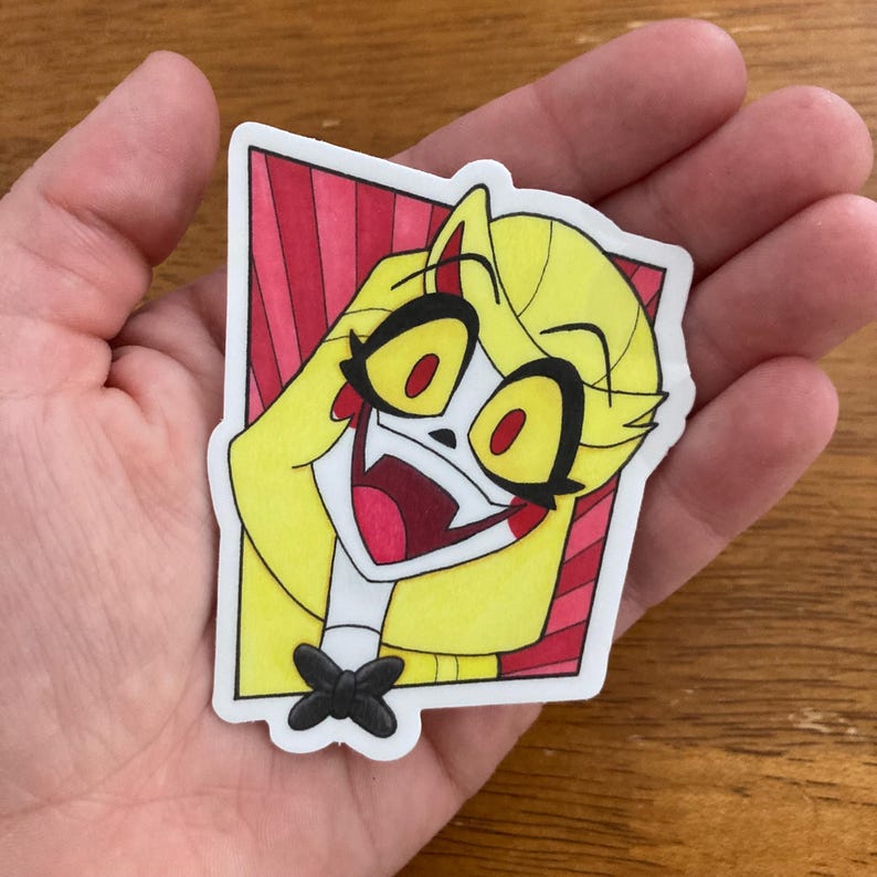 Charlie Morningstar Sticker, Hazbin Hotel Sticker, 2.4" X 3" - Etsy