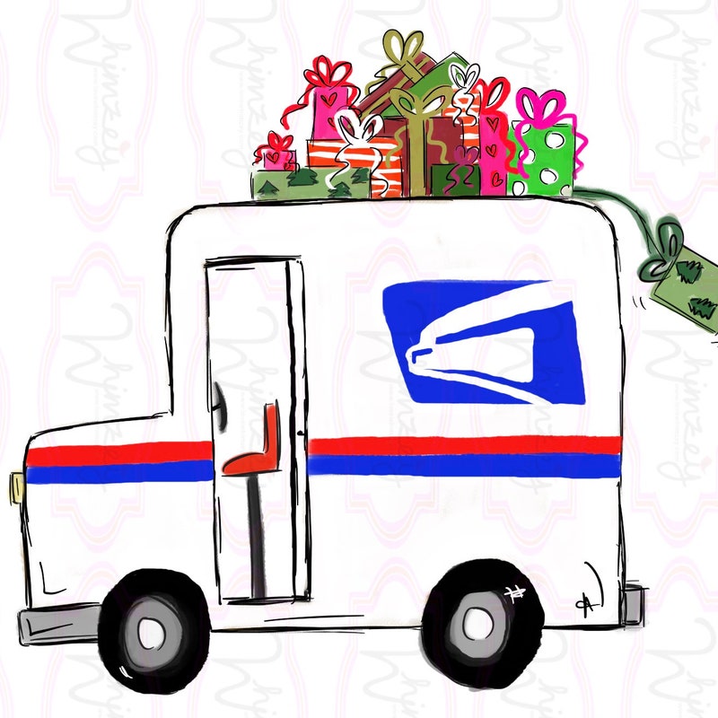 Mail Truck Svg - Etsy