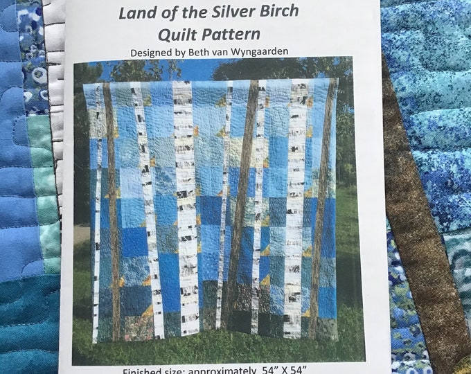 Land of the Silver Birch Digital Quilt Pattern, .pdf Version - Etsy