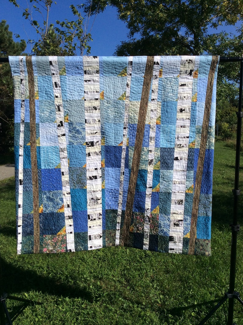 Land of the Silver Birch Digital Quilt Pattern, .pdf Version - Etsy