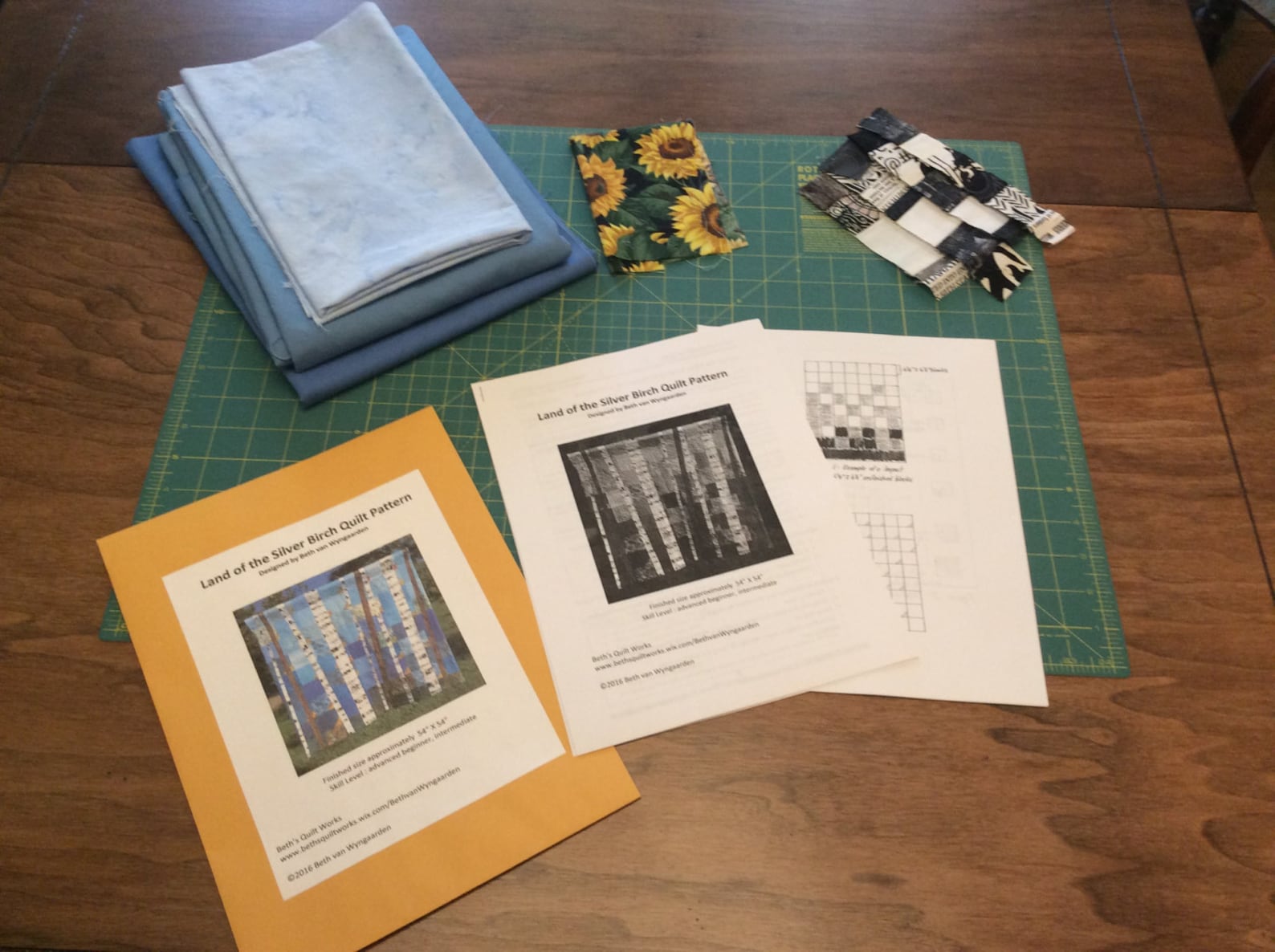 Land of the Silver Birch Digital Quilt Pattern, .pdf Version - Etsy