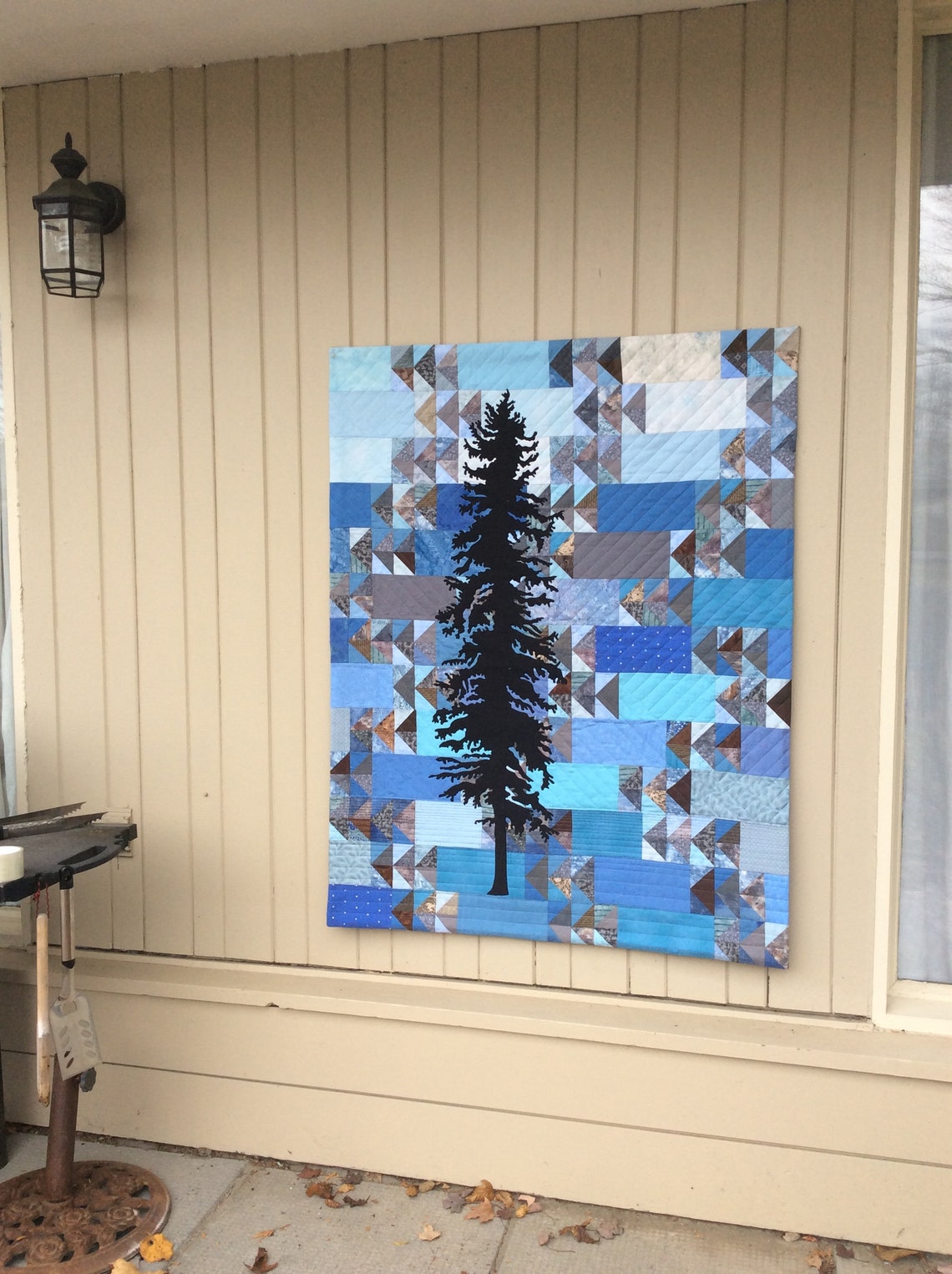 Spruce Tree and Geese Art Quilt Wall Quilt - Etsy