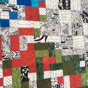 Canada's Natural Regions Map Quilt Pattern, Queen Size Bed Quilt or ...