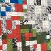 Canada's Natural Regions Map Quilt Pattern, Queen Size Bed Quilt or ...