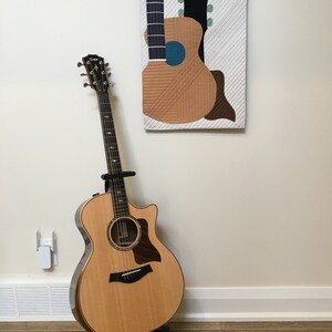 Strum (acoustic) Art Quilt Pattern, Digital .pdf Copy, Acoustic Guitar ...