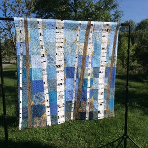 Land of the Silver Birch Quilt Pattern, Paper - Etsy