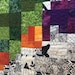 Canada's Natural Regions Map Quilt Pattern, Queen Size Bed Quilt or ...