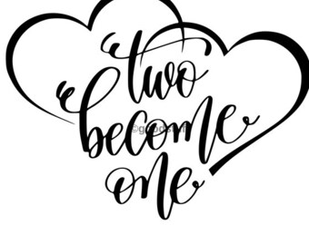 Two Become One | Etsy