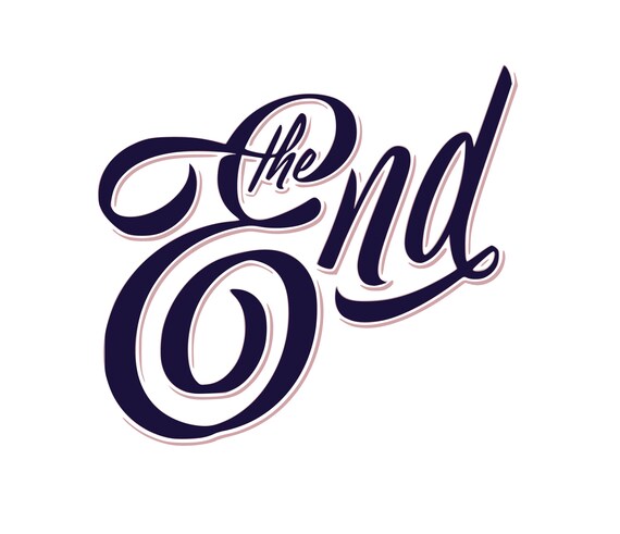 The End Svg Digital Download Instant Download Svg Files Png - Etsy Ireland