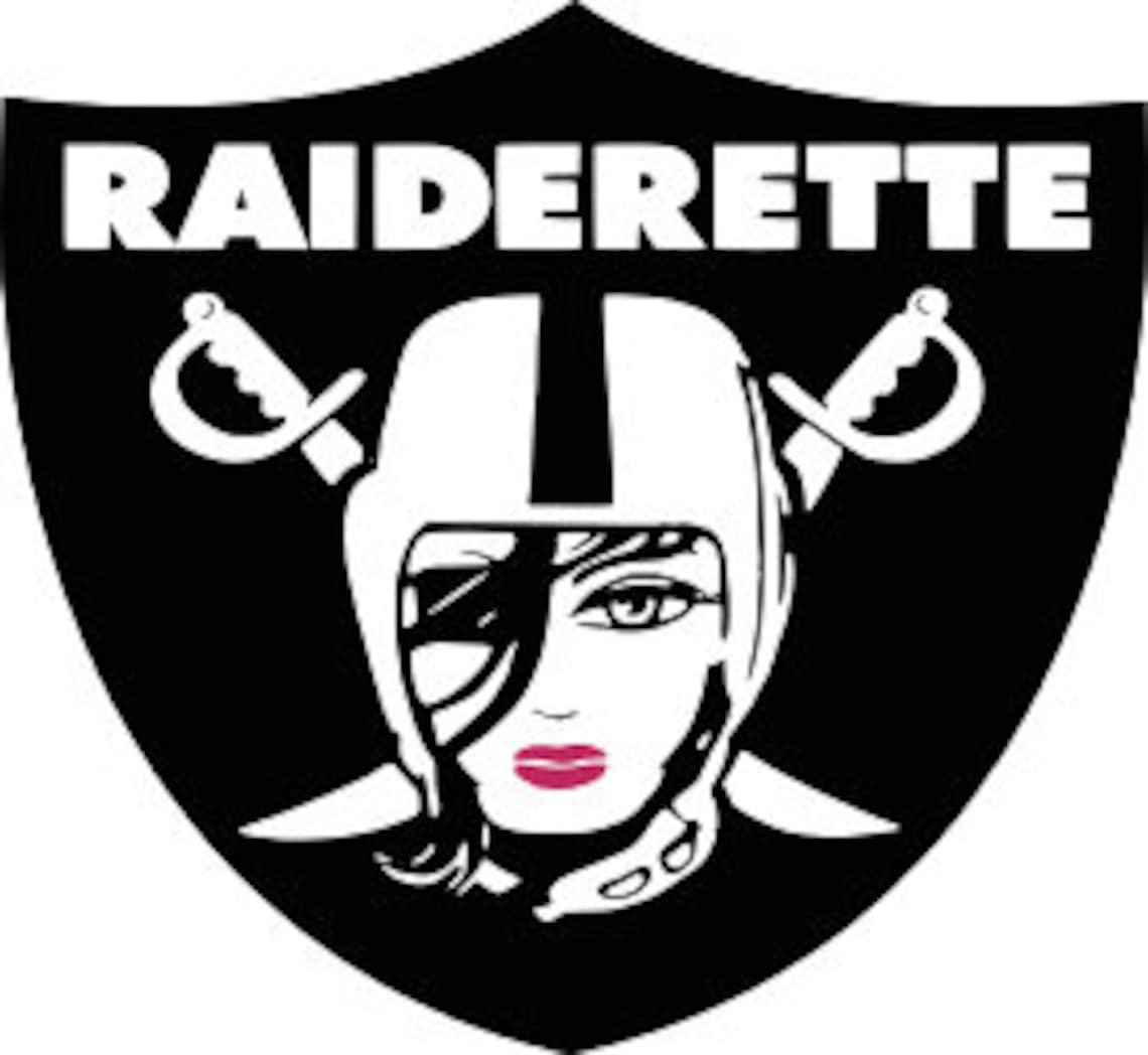 Raiderette Raiders SVG Svg en capas Archivos SVG de Los | Etsy